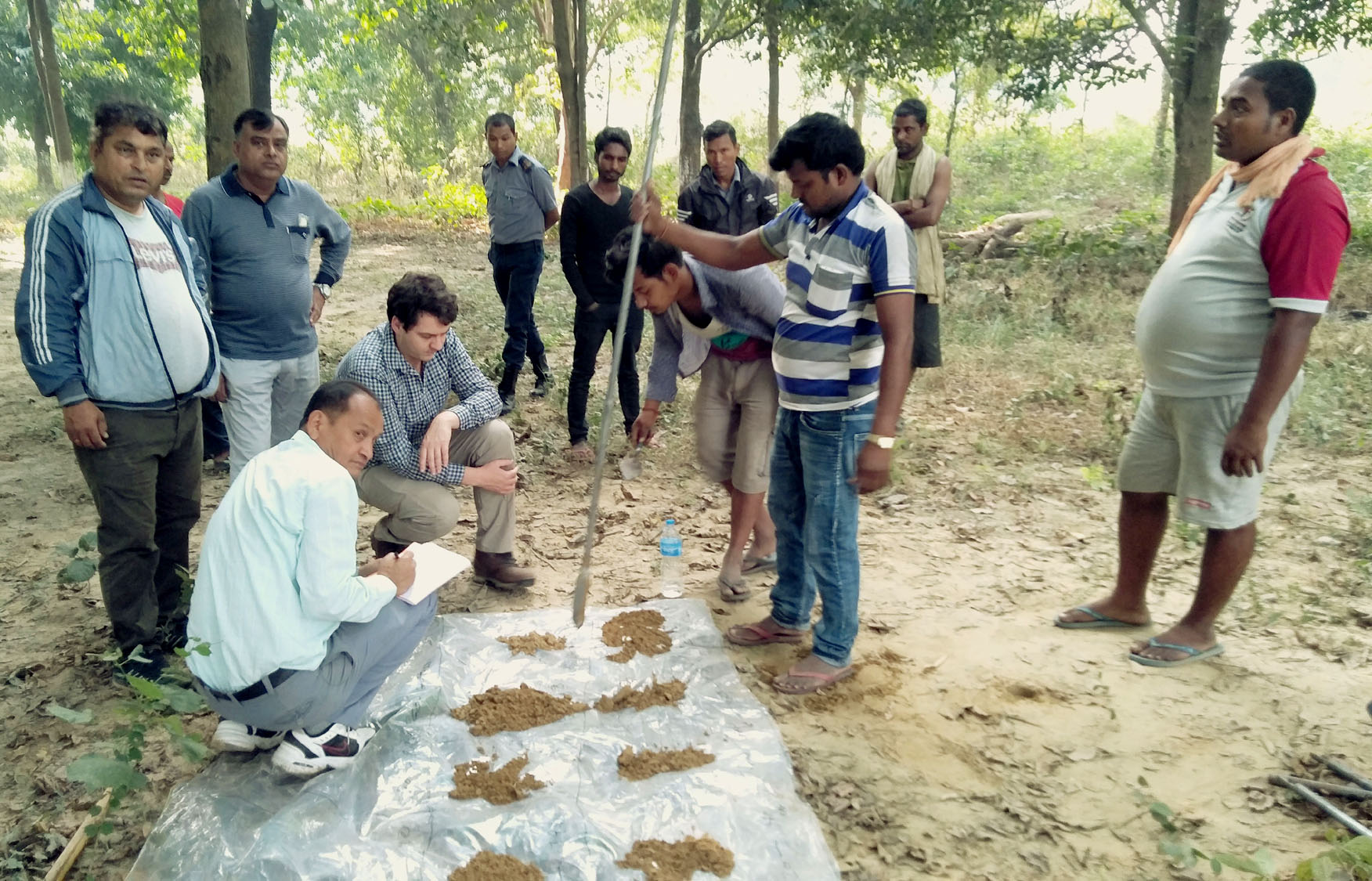 Geophysics survey of Ramgram Stupa begins