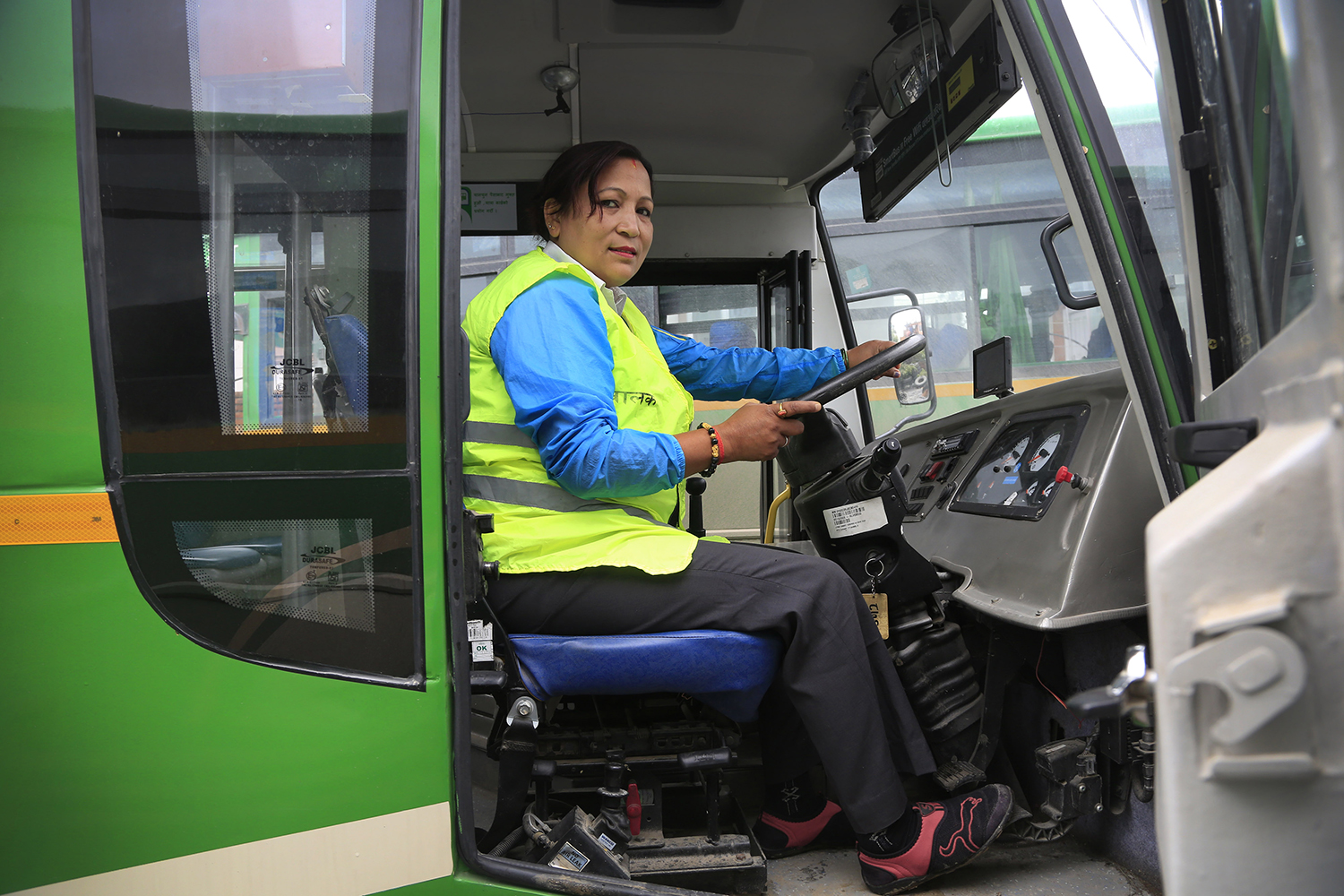 A day in the life of Sajha Yatayat's only female driver