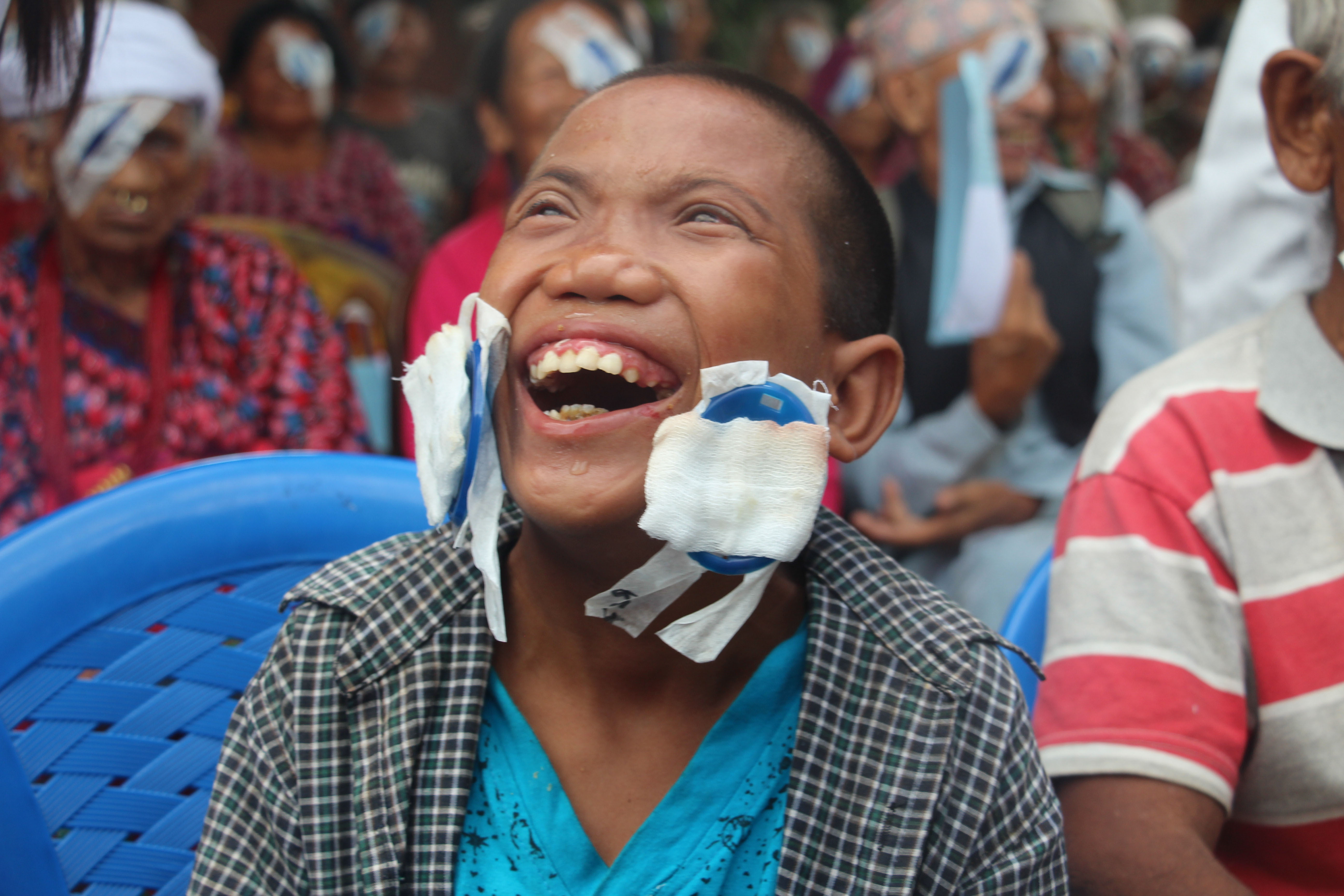 A blind boy sees the light again, and the internet applauds