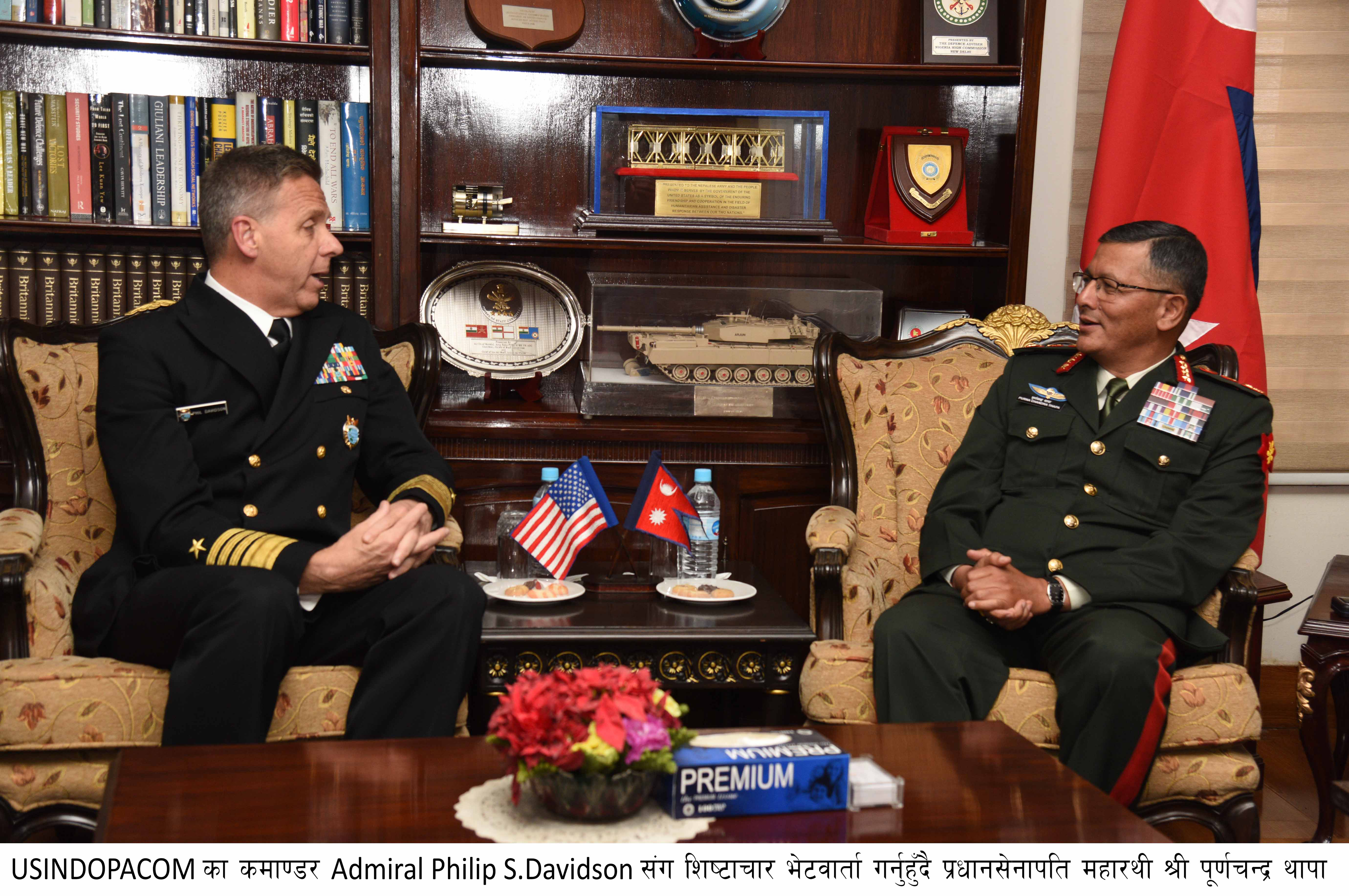 Army chief leaves for India today