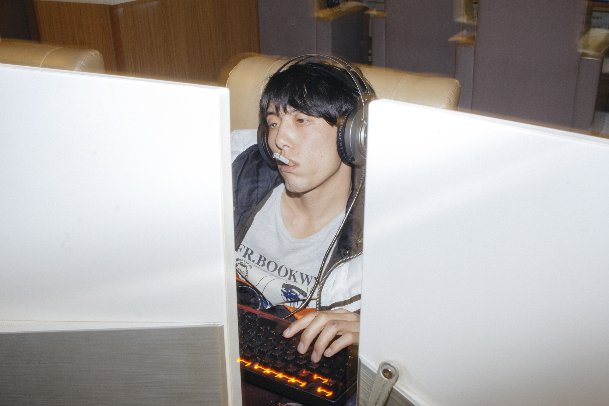 Internet cafés or ‘wangbas’ in China create a space for internet addicts