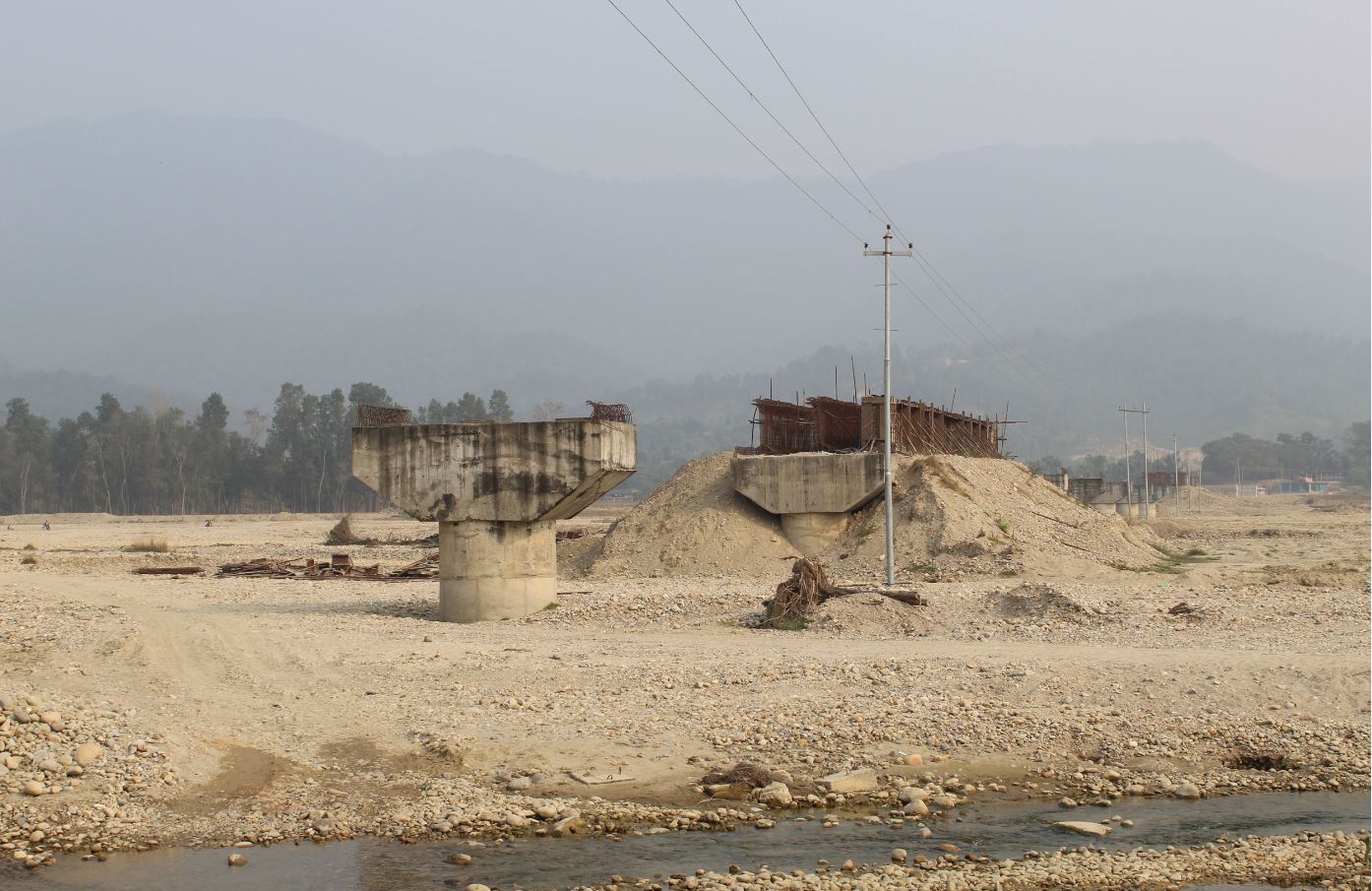Eight years on, construction of the Kamala river bridge yet to complete