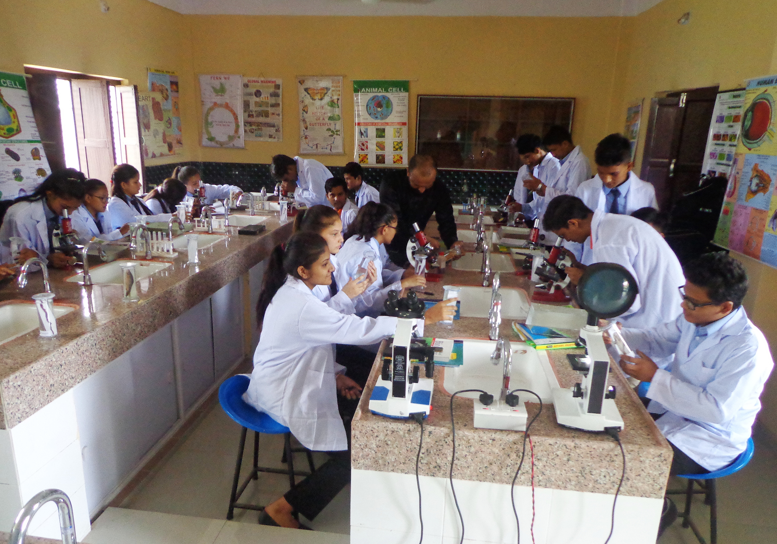 Modern science labs and libraries built in all of Butwal's community ...