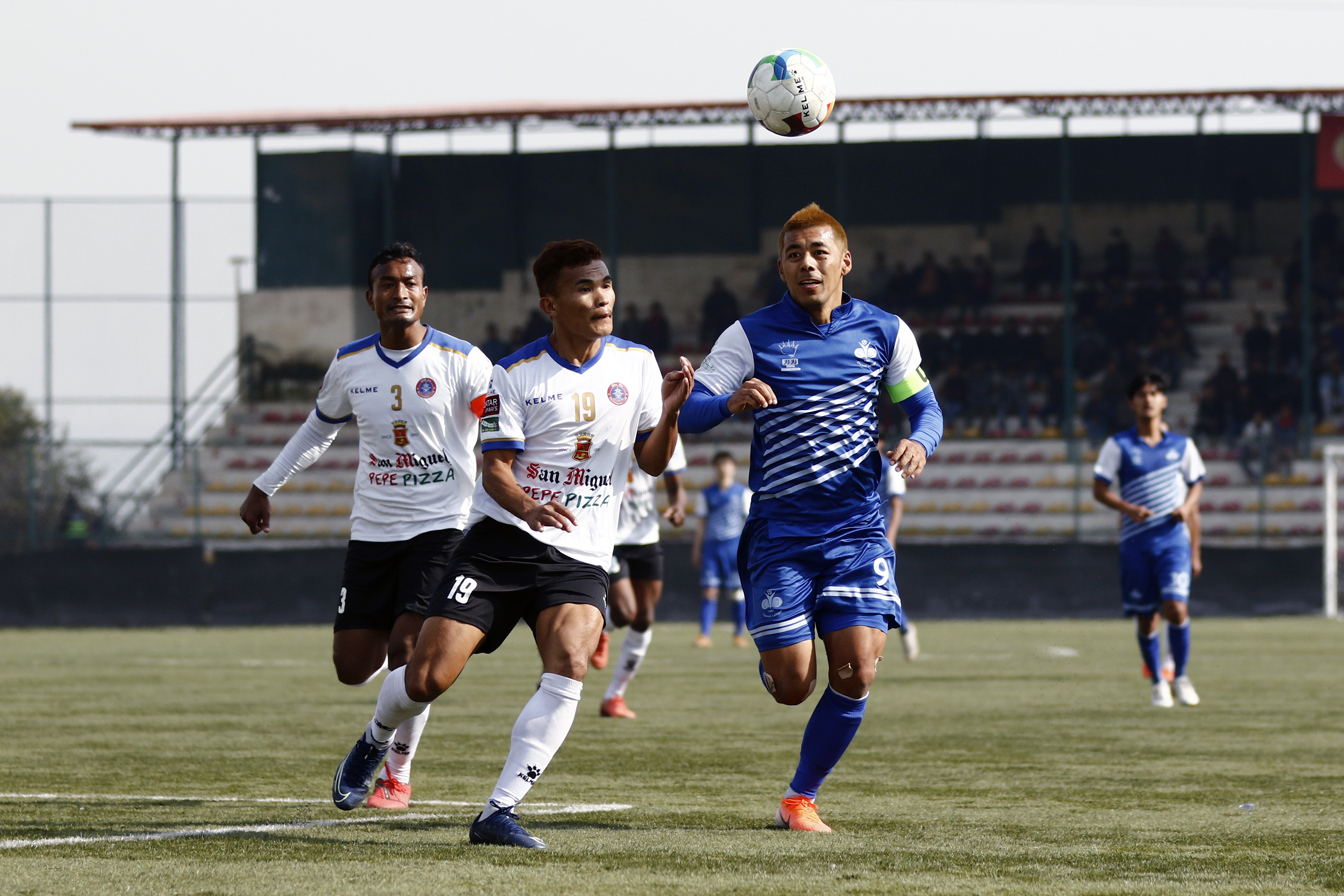 Machhindra score late to earn a point against Chyasal