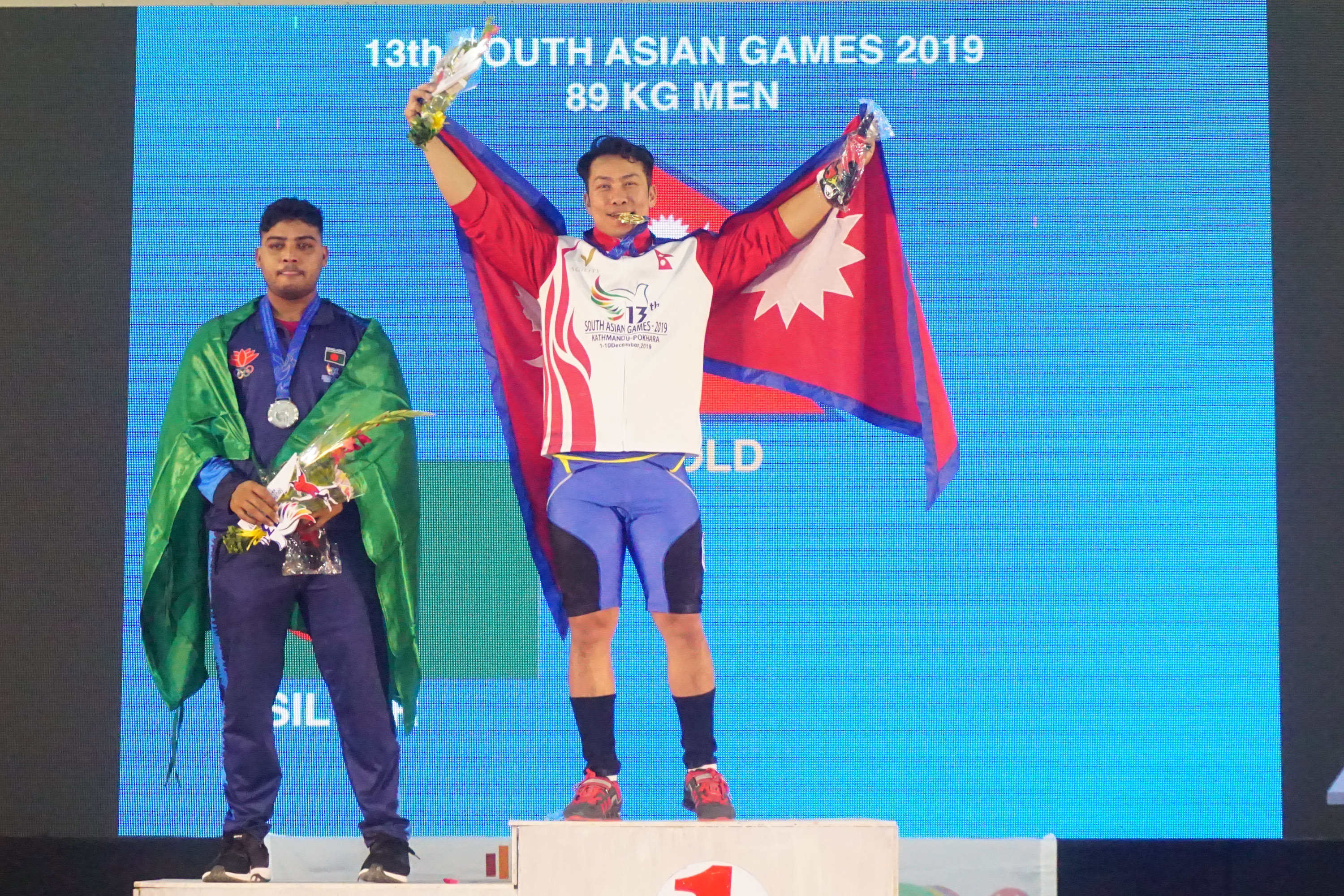Bikash Thapa wins weightlifting gold for Nepal
