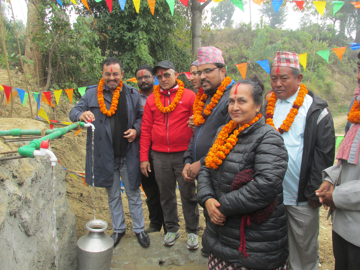 A parched Chure village in Sarlahi is finally connected to a water ...
