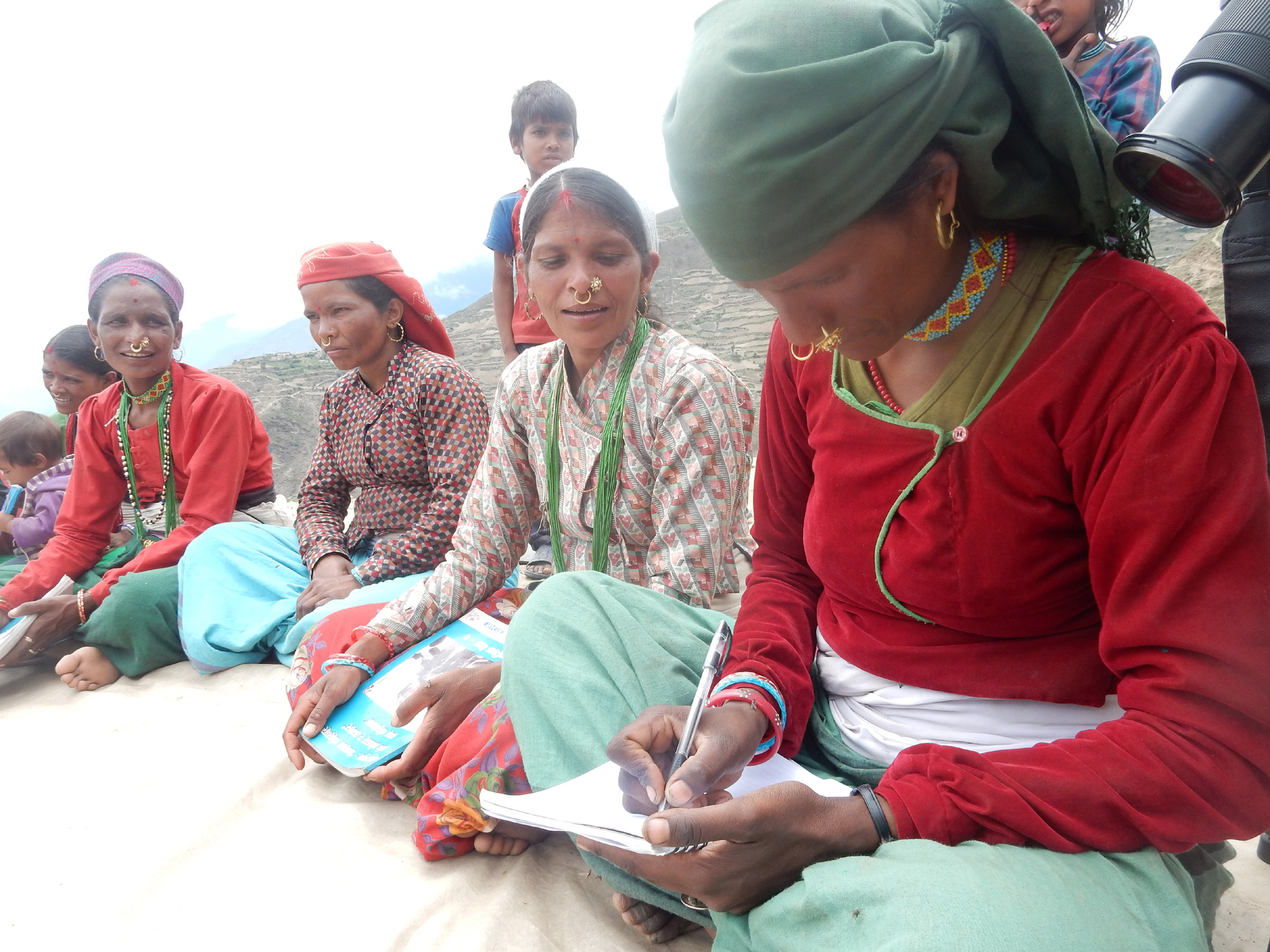Women in Kalikot come out in droves to learn to read and write