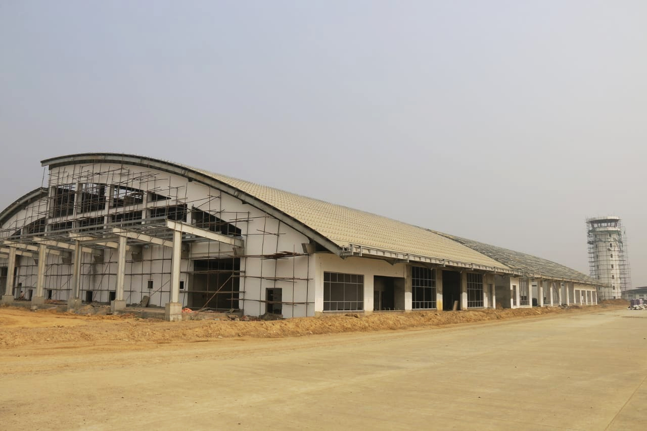 Construction workers slog away at Bhairahawa airport despite lockdown