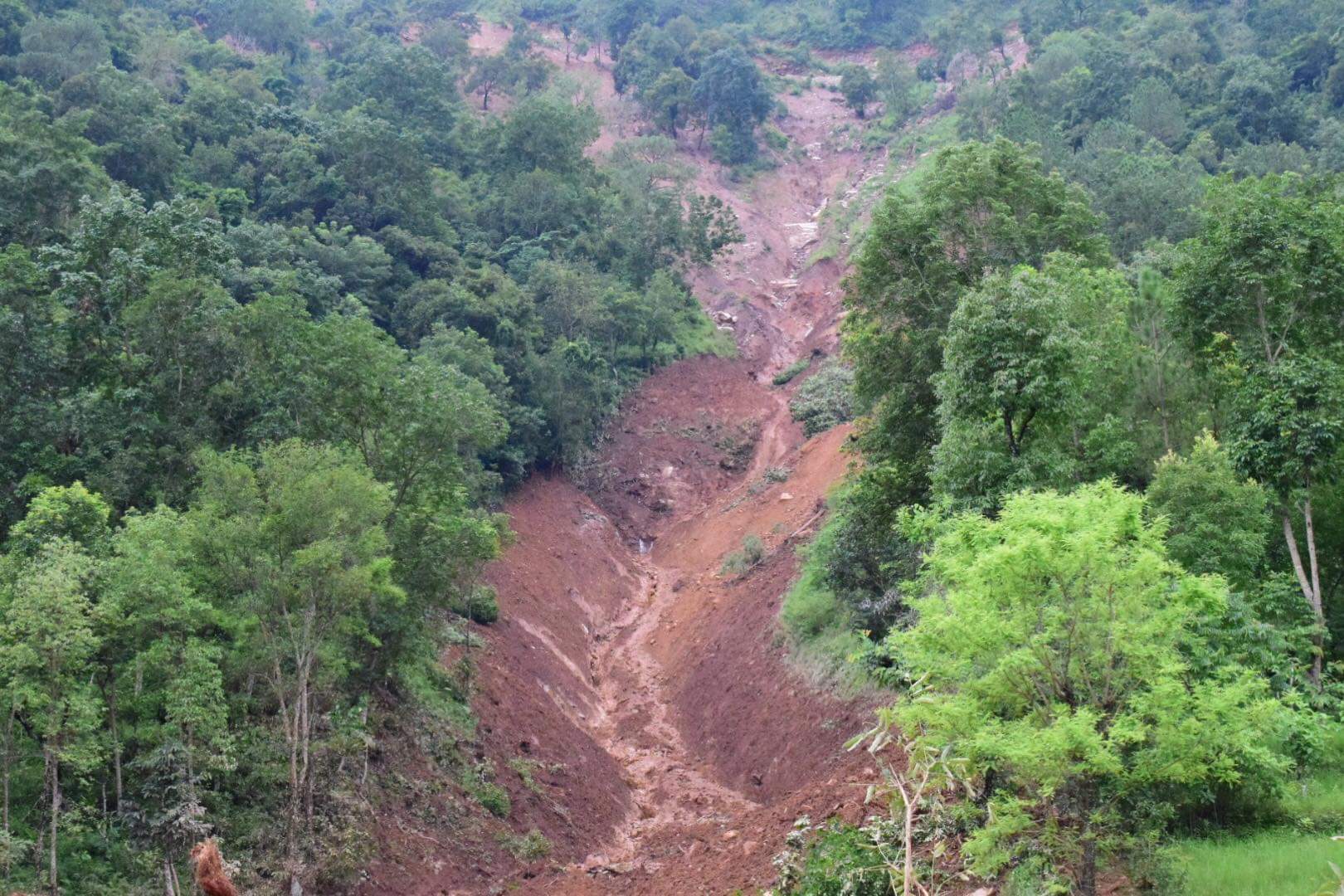 Haphazard construction of rural roads causing landslides