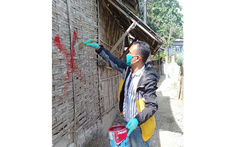 Mechinagar Municipality starts to mark the houses of foreign returnees ...