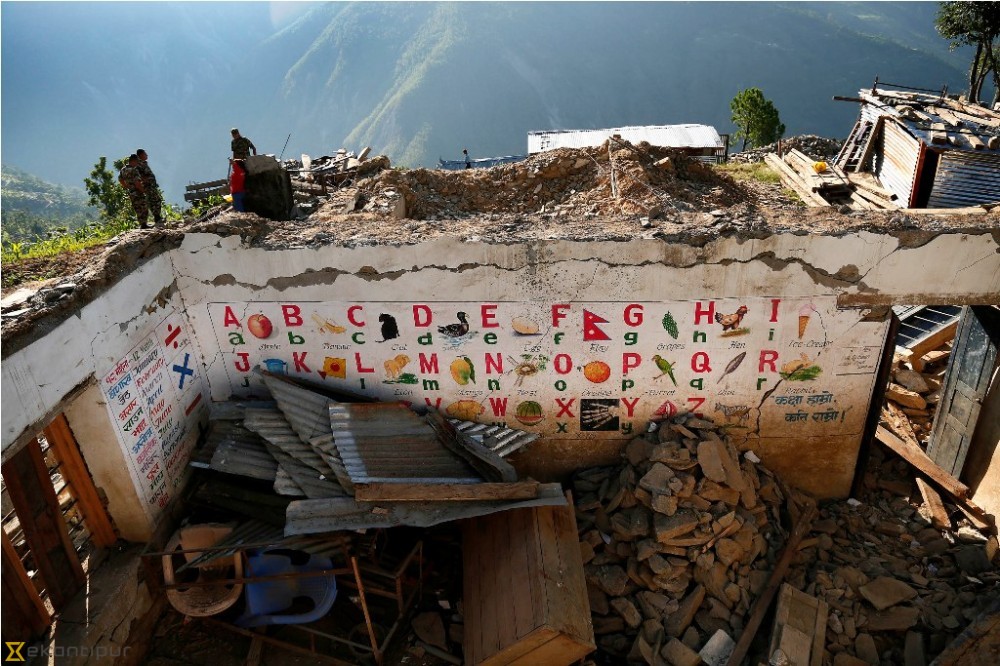 Five years after earthquake schools and health centres await reconstruction