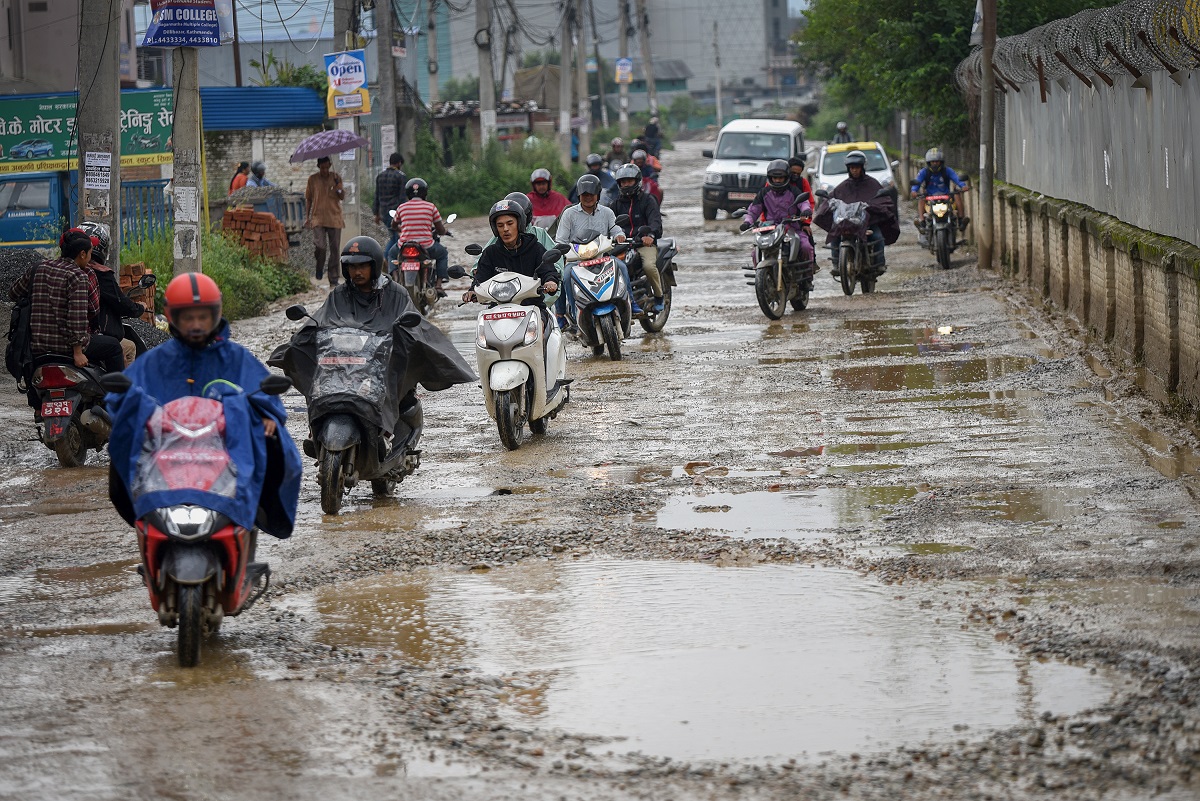 Poor roads continue to trouble Kathmandu denizens; authorities say they ...