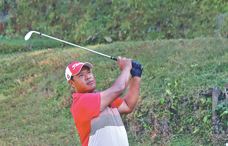 Shrestha, Rai share lead in opening round