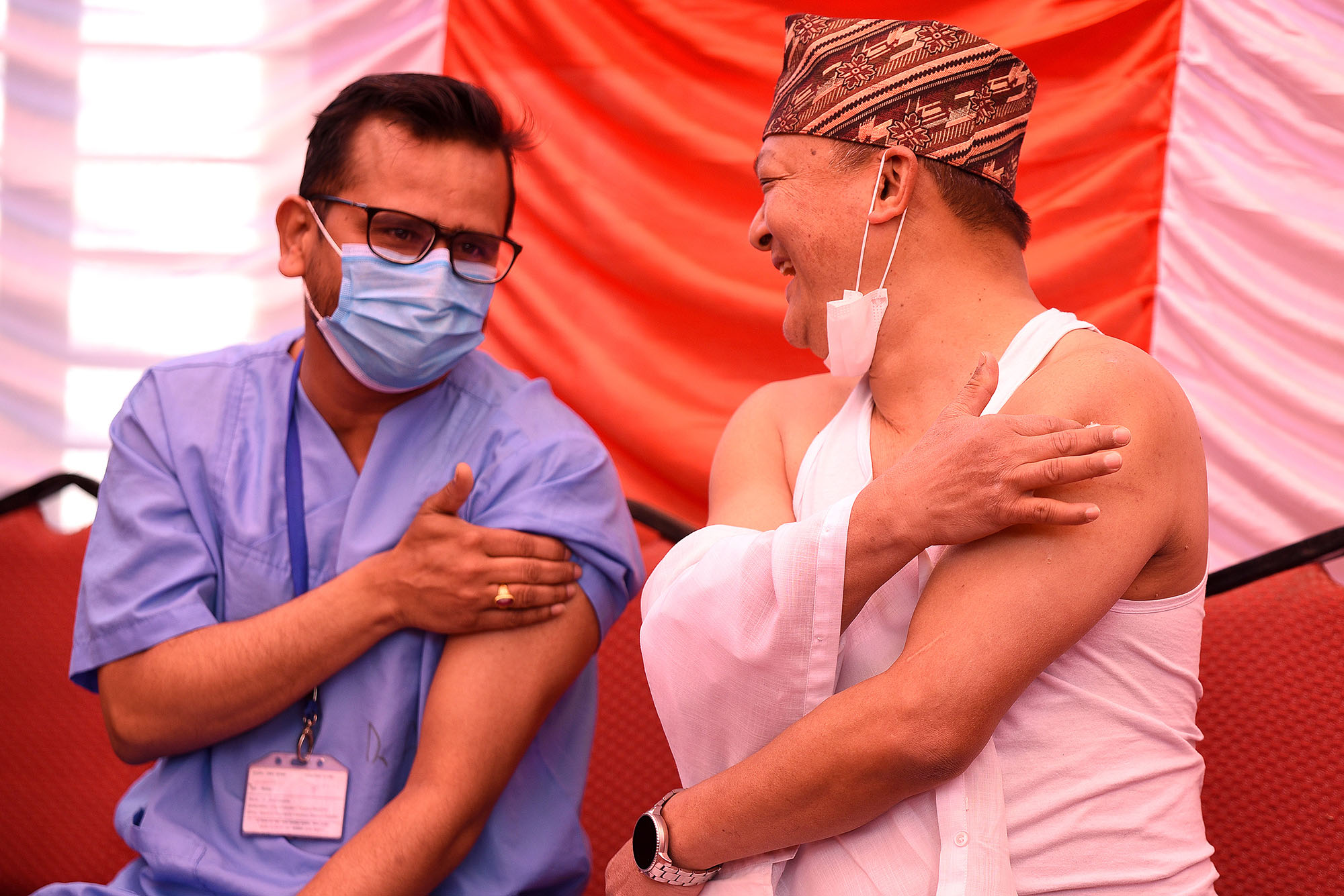 Nepal begins first phase of Covid-19 vaccination drive