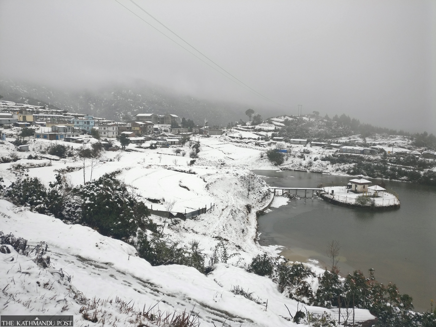 Snowfall disrupts life across country, bad weather causes flight ...