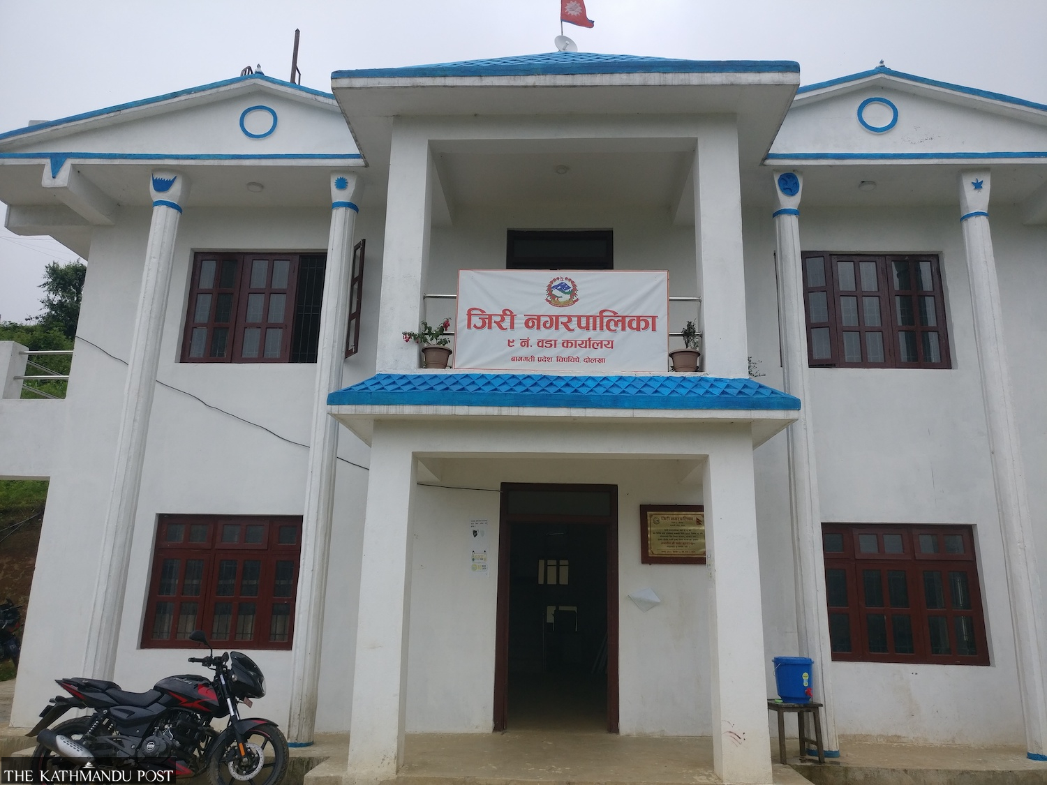 A Dolakha health post operating out of ward office building