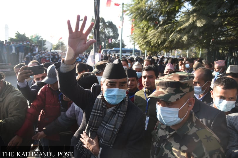 Deuba’s comeback as party chief reassuring for ruling alliance, but ...