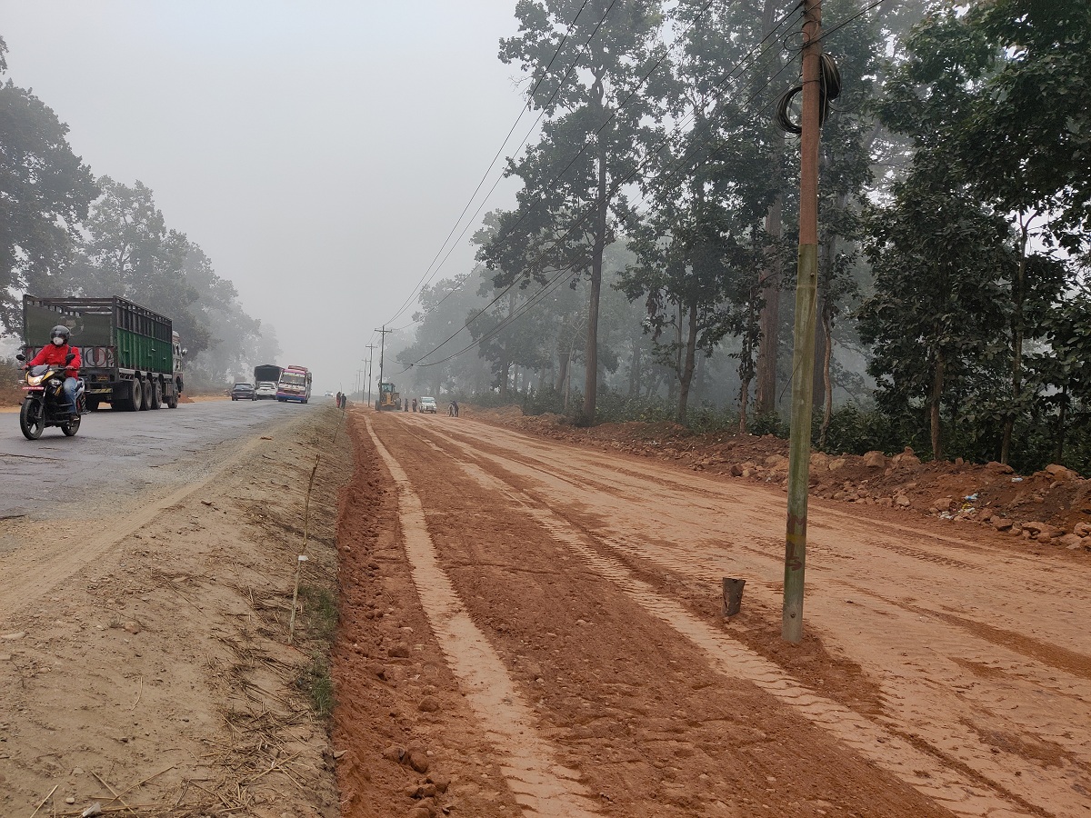 Butwal-Narayanghat road expansion project stares at delay