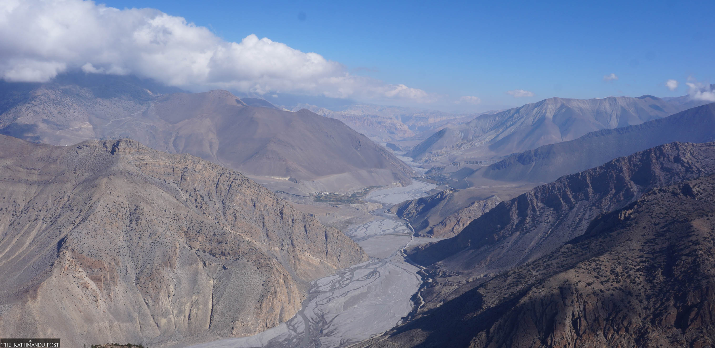 Siltation in Kaligandaki river affects settlements and arable lands in ...