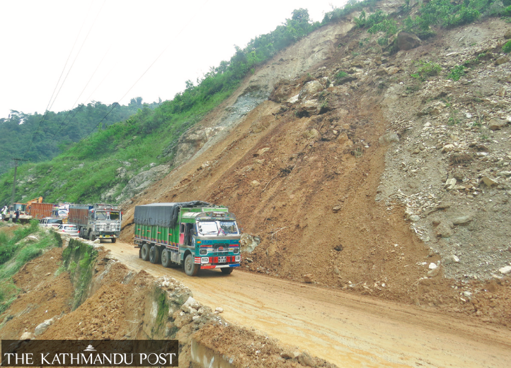 Expansion likely reason for more landslides on Muglin-Narayangadh road ...