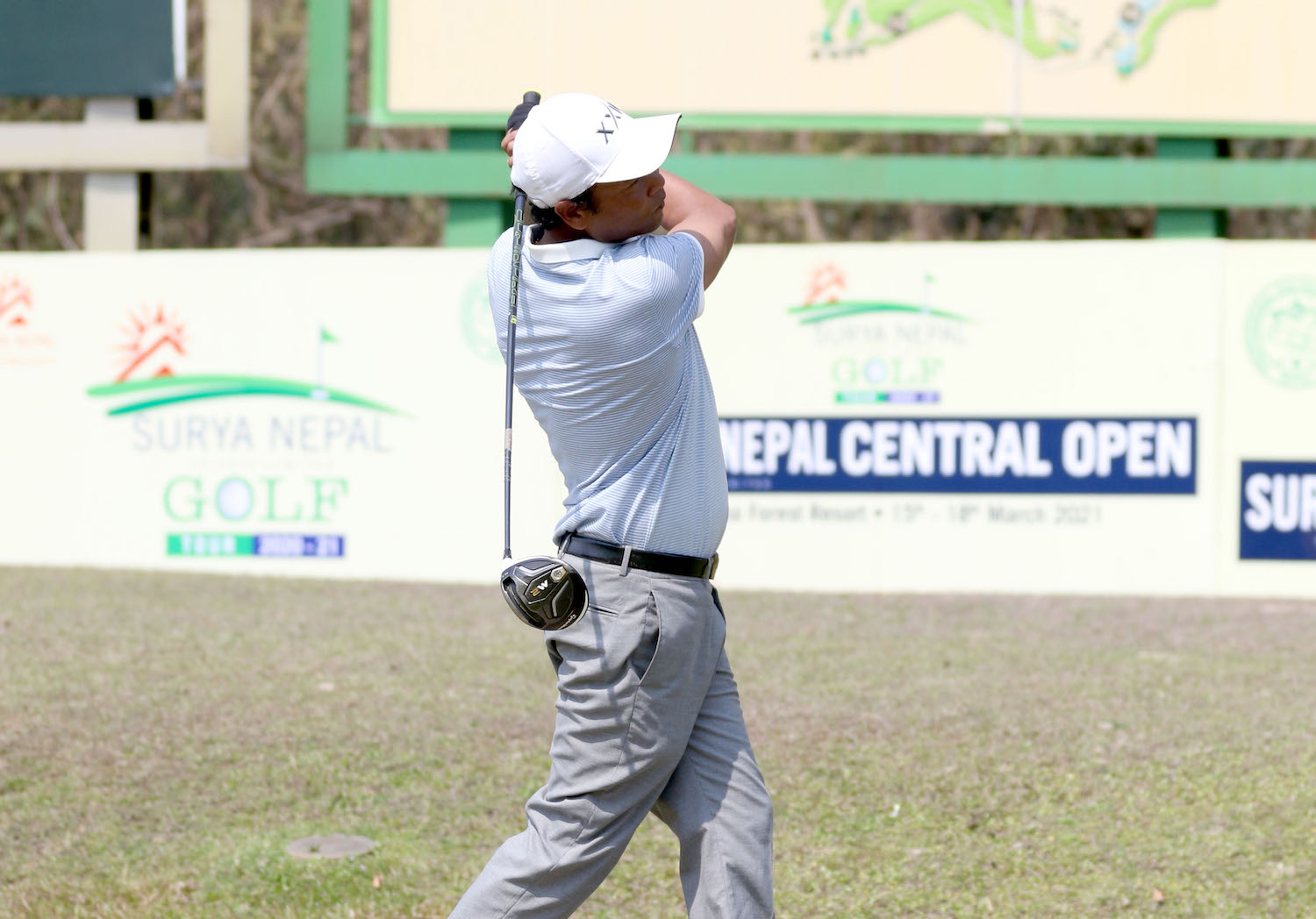 Nagarkoti takes lead after first round
