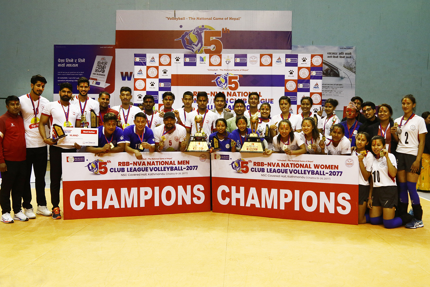 New Diamond, Help Nepal clinch national club volleyball championship