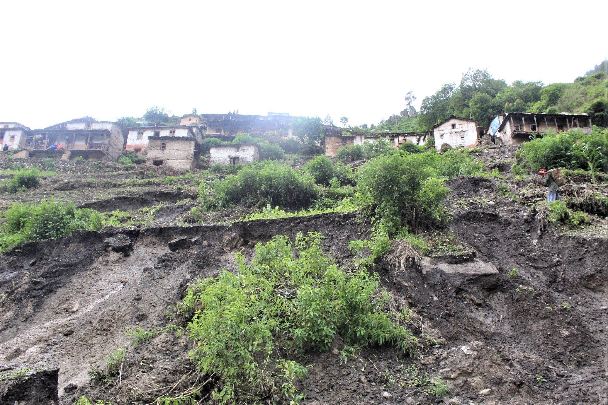 More than a hundred families of two remote villages of Bajura displaced