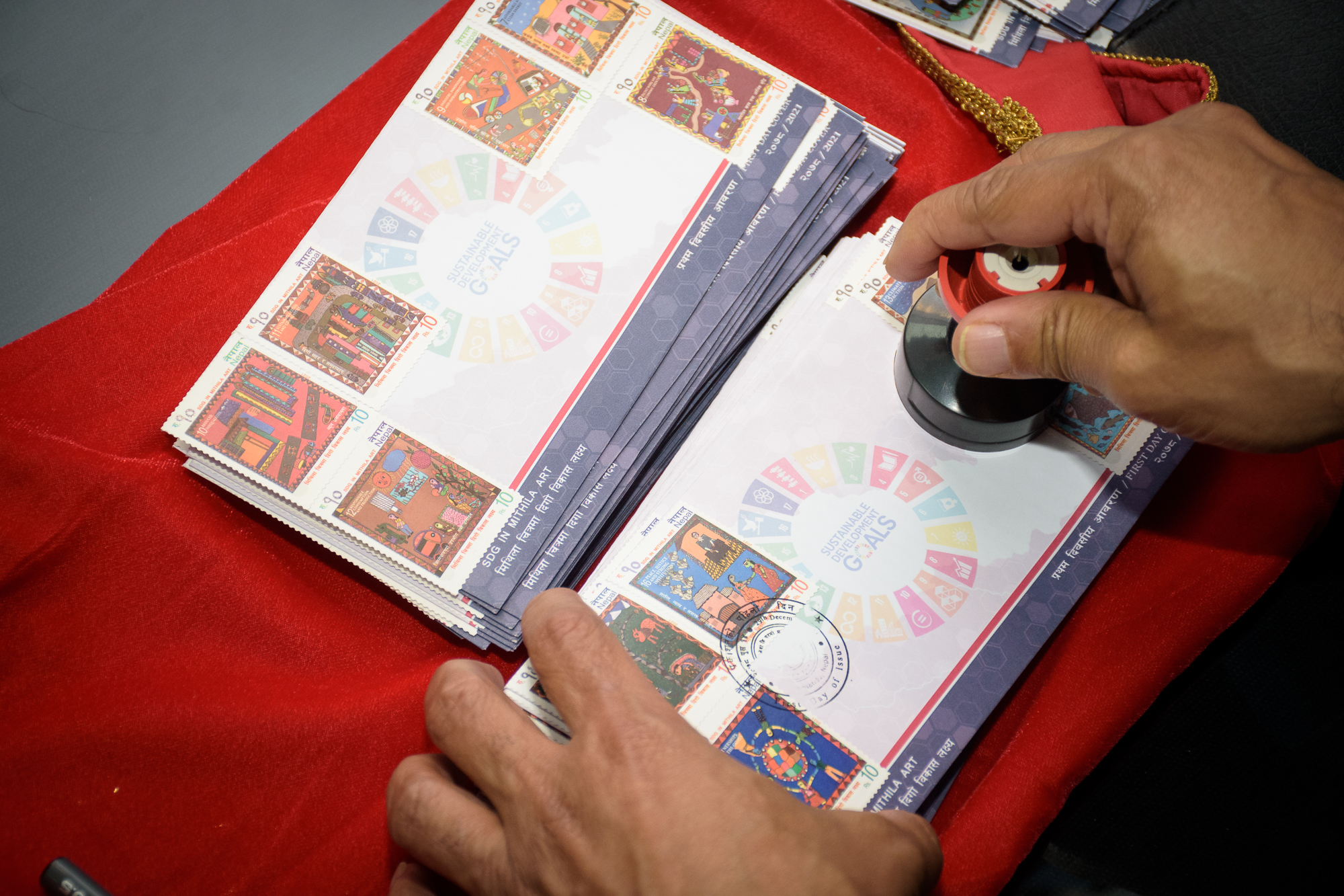 New postage stamps feature 17 Sustainable Development Goals in Mithila art