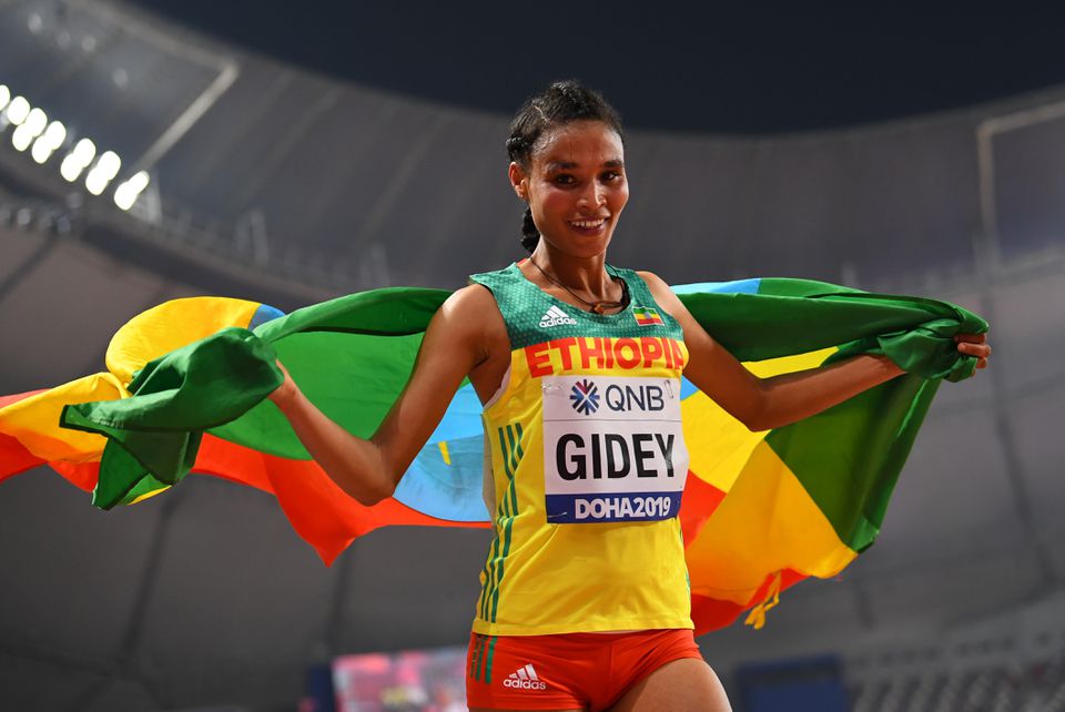 Gidey breaks two-day-old 10,000m world record