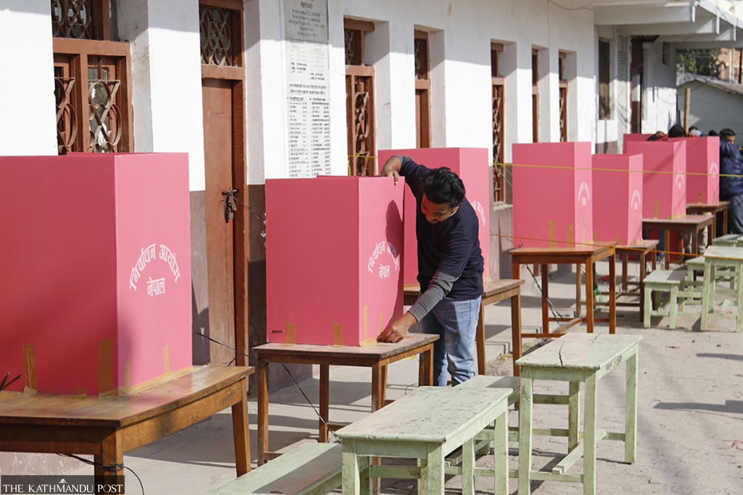 Voting affected in 44 election centres across 25 districts