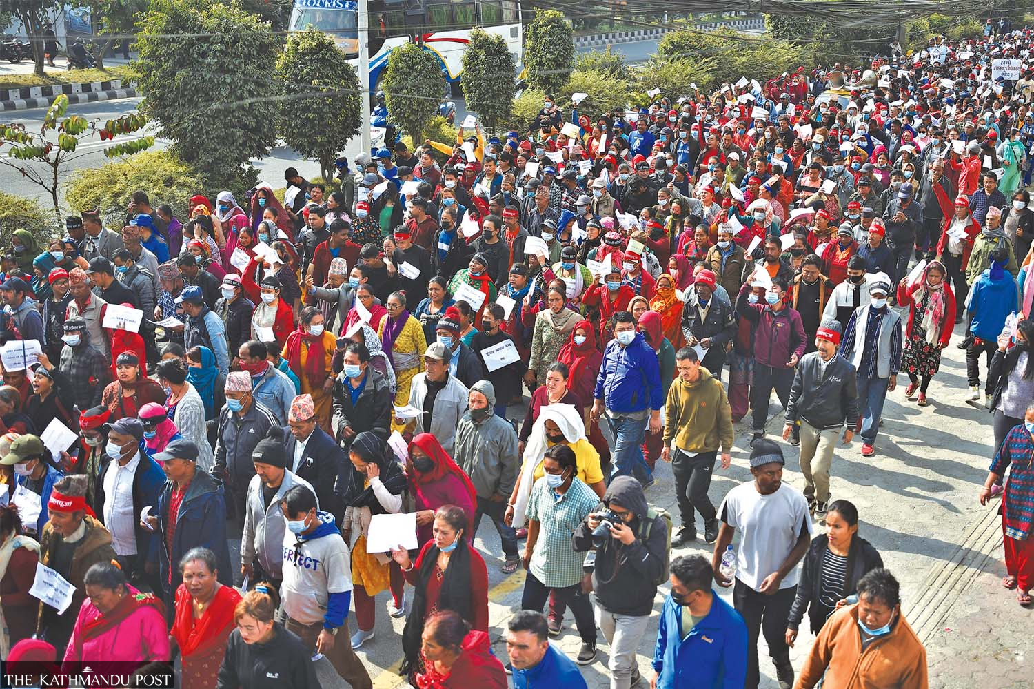 Squatters protest in Kathmandu against ultimatum to vacate their settlement