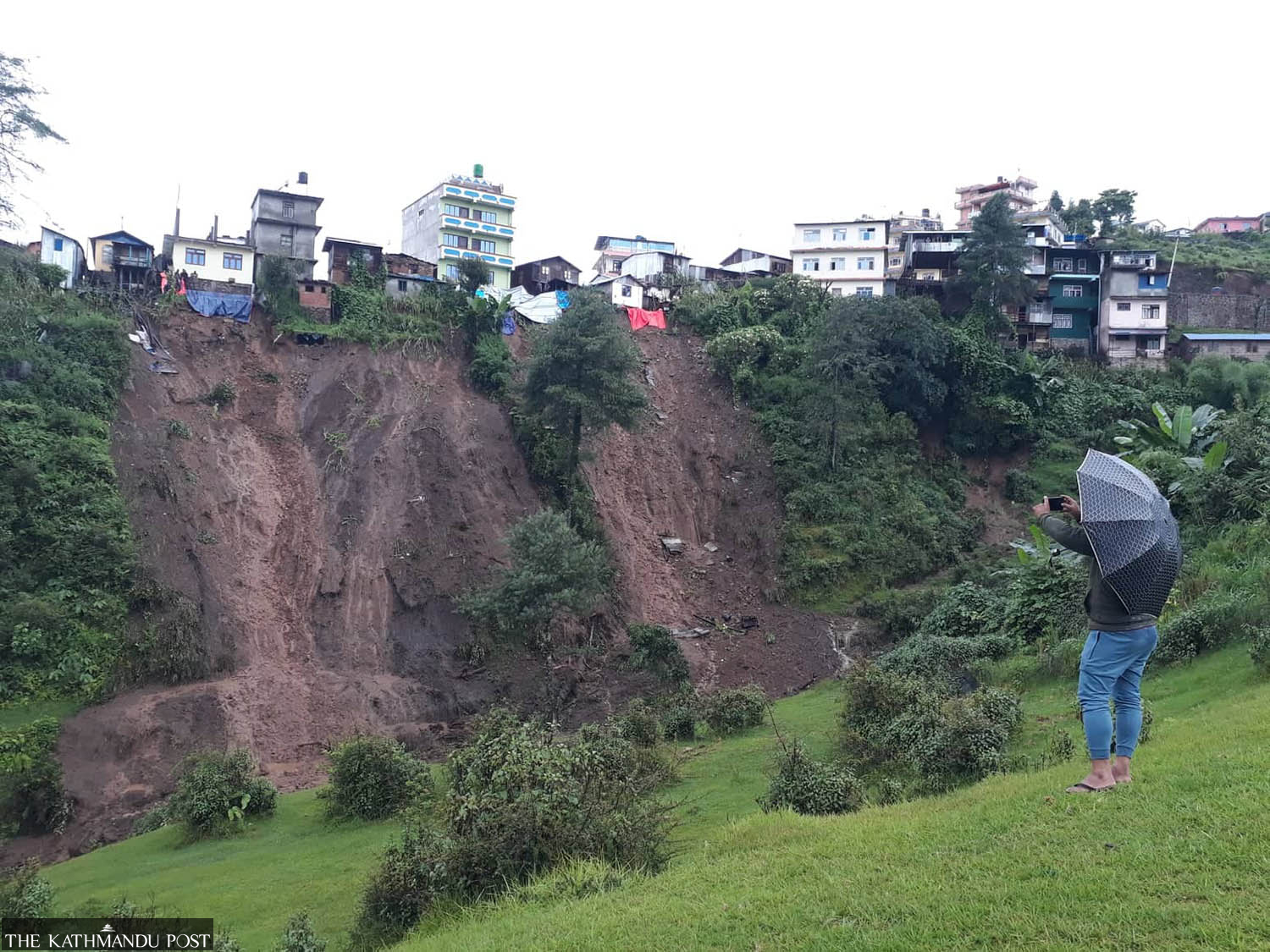 Landslides displace more than 40 families