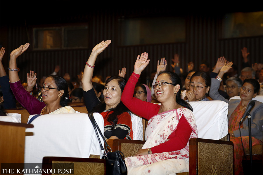 Indirectly elected representatives, most of whom are women, have less ...