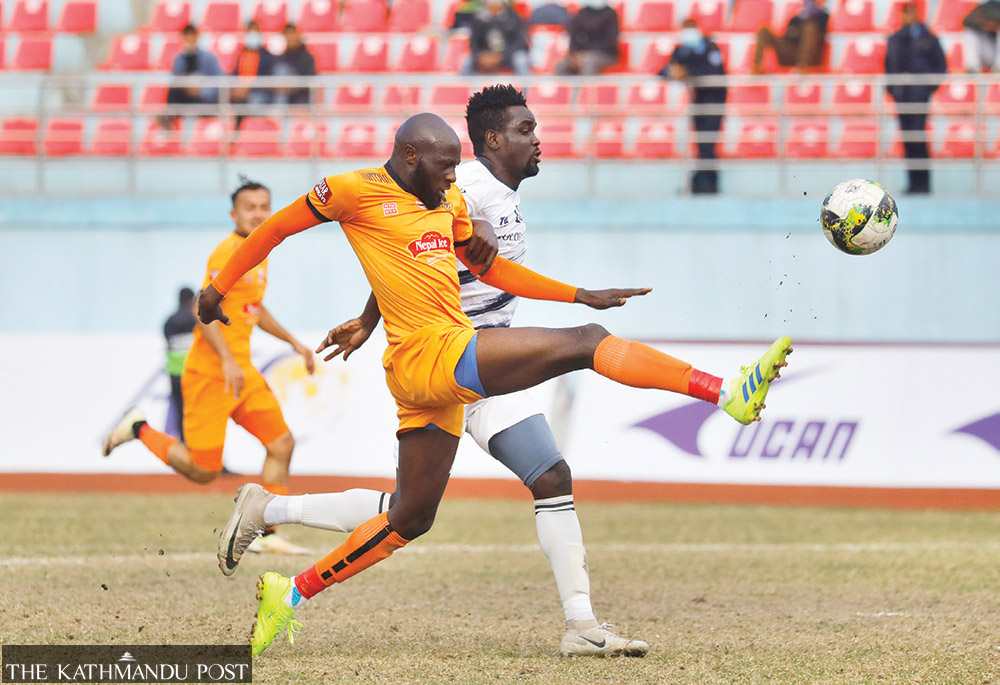 Shrestha penalty lifts Sherpa to fourth in ‘A’ Division League
