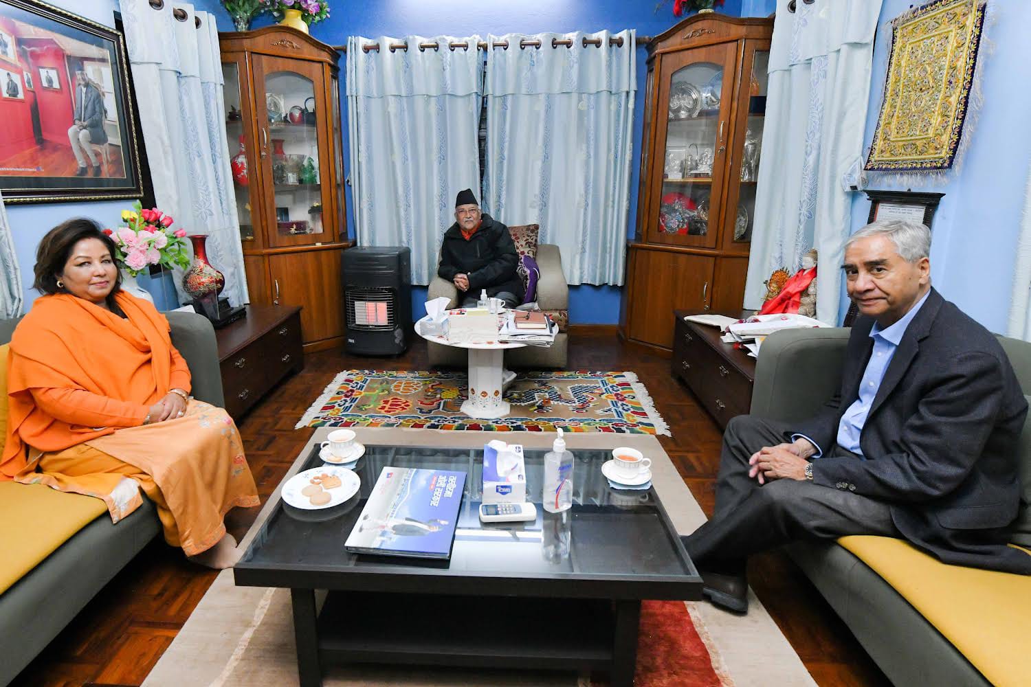 Deuba meets Oli after coalition meeting fails to arrive at conclusion ...