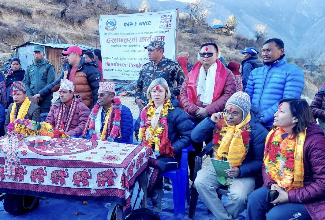 United Kingdom hands over Mugu-Humla link road to Nepal