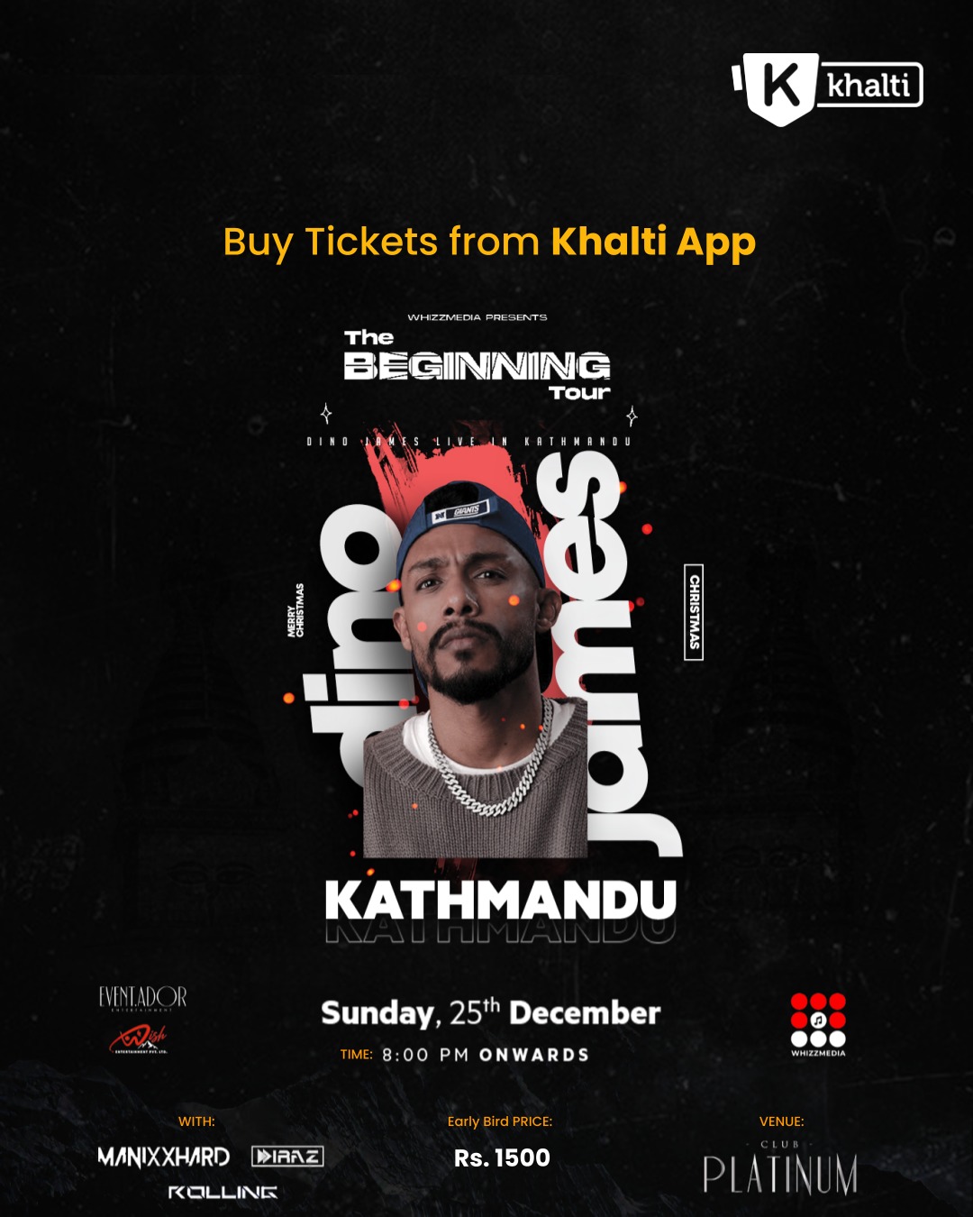 Indian Rapper Dino James brings his act to Nepal