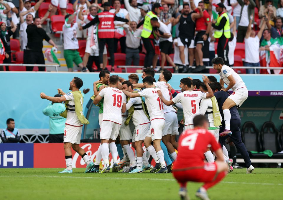 Last-gasp double keeps Iran in World Cup after Wales thriller