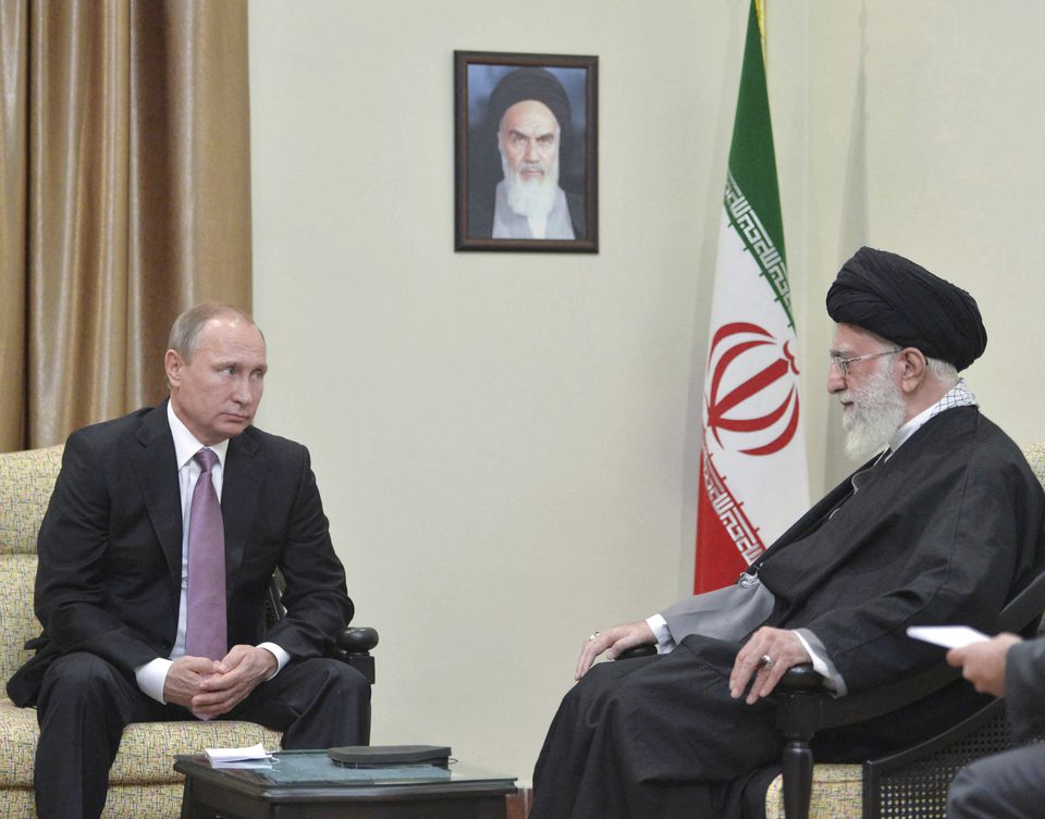 Putin visits Iran on first trip outside former Soviet Union since ...