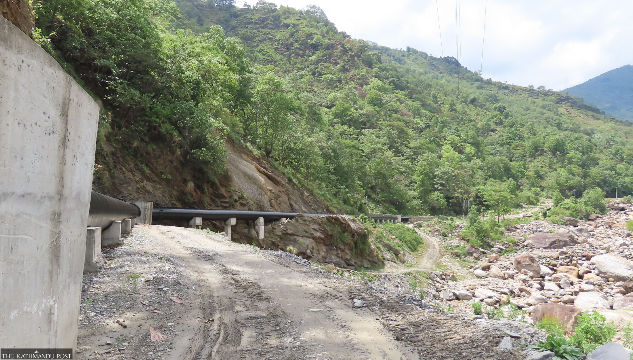 Chepe Khola hydro project accused of encroaching forest land