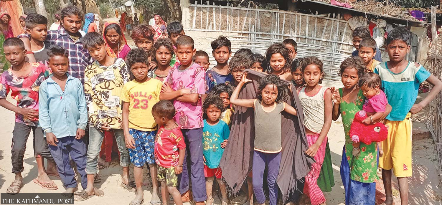 Musahar children in Saptari village are still deprived of education