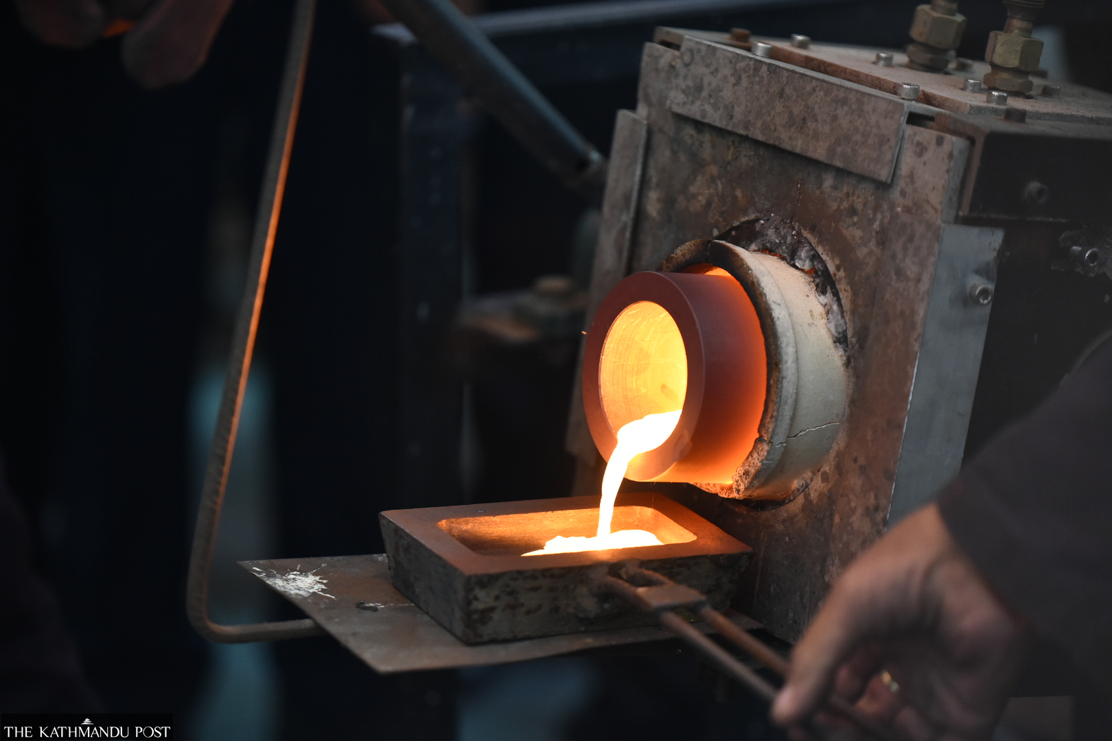 Mint Division melts seized gold