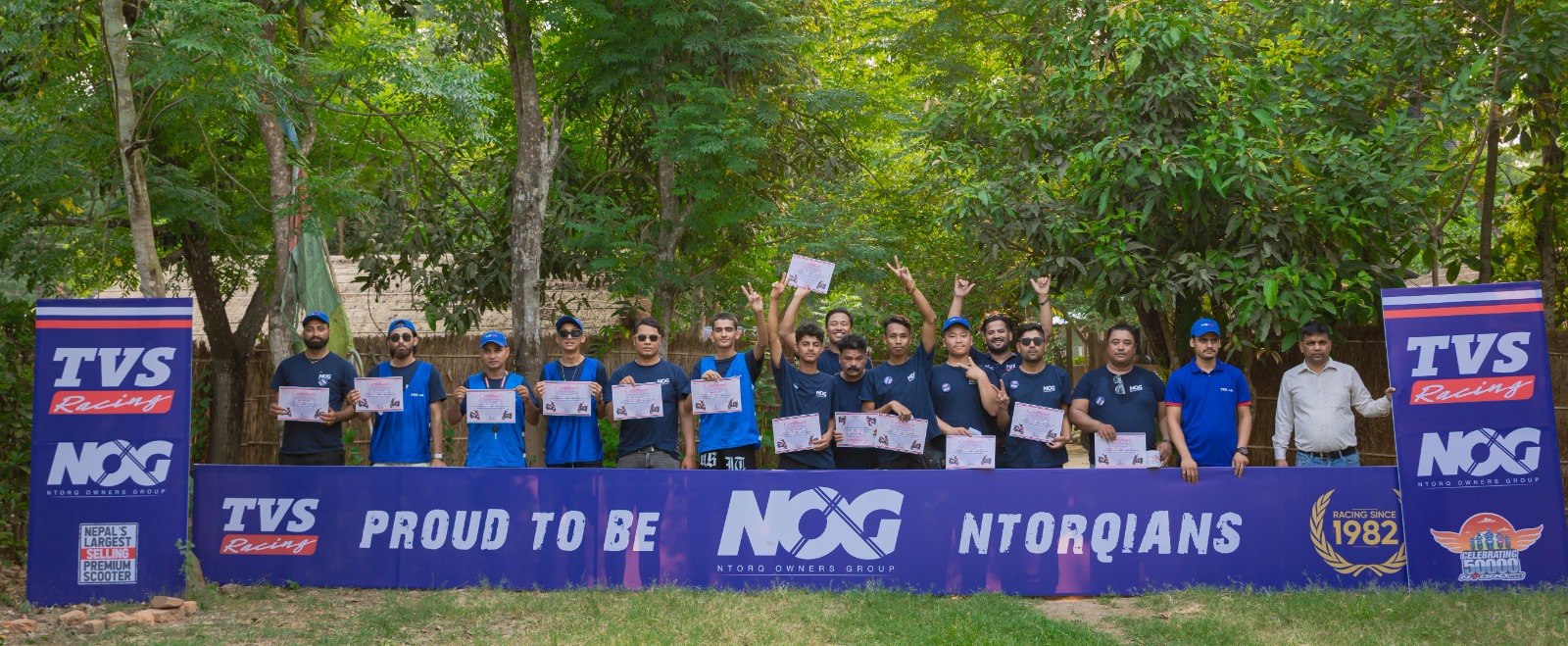 NTORQ Owners Group completes second ride