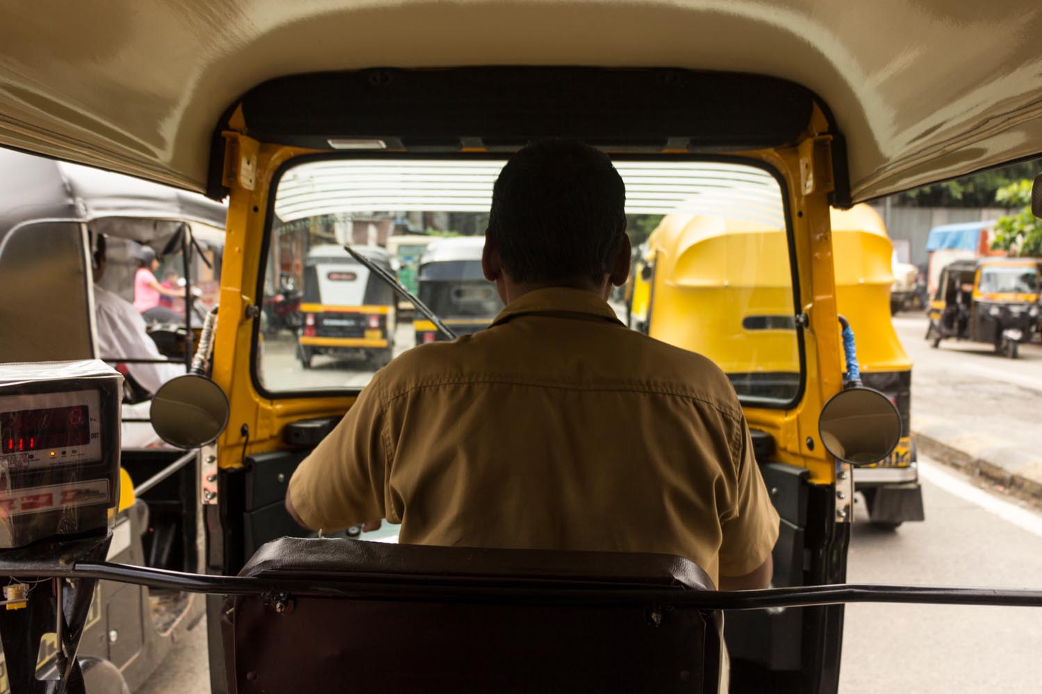 An auto-rickshaw driver’s final drive