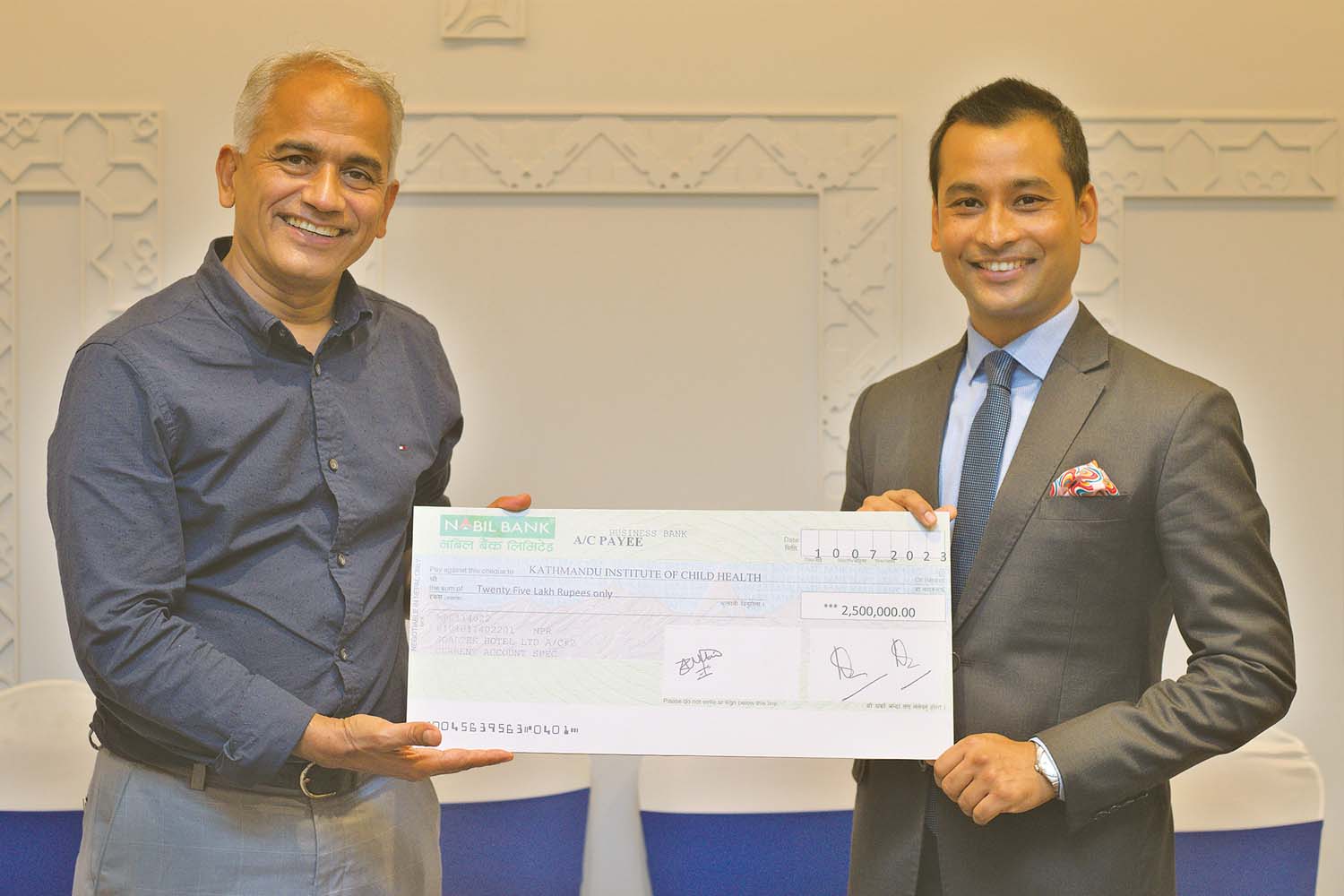Soaltee Hotel donates Rs2.5 million to establish children's hospital in ...