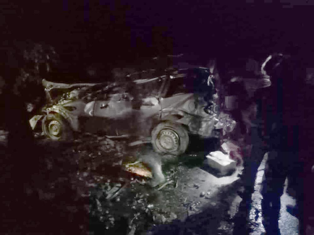 Two dead, four injured in Sindhupalchok car crash