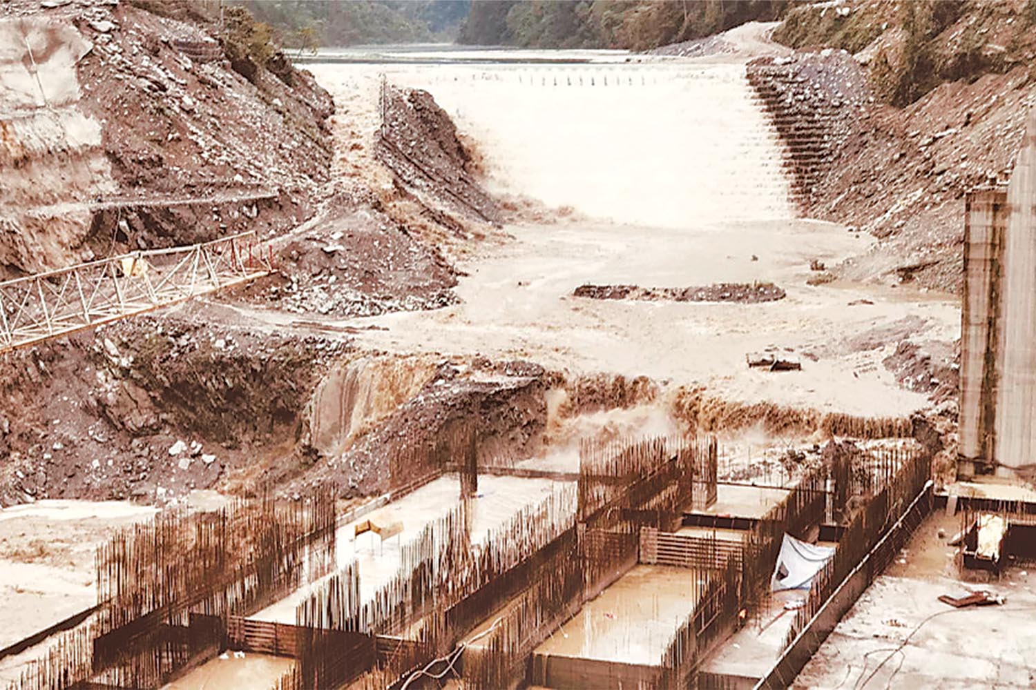 Landslide in Arun III dam highlights threats to Nepal’s hydropower projects