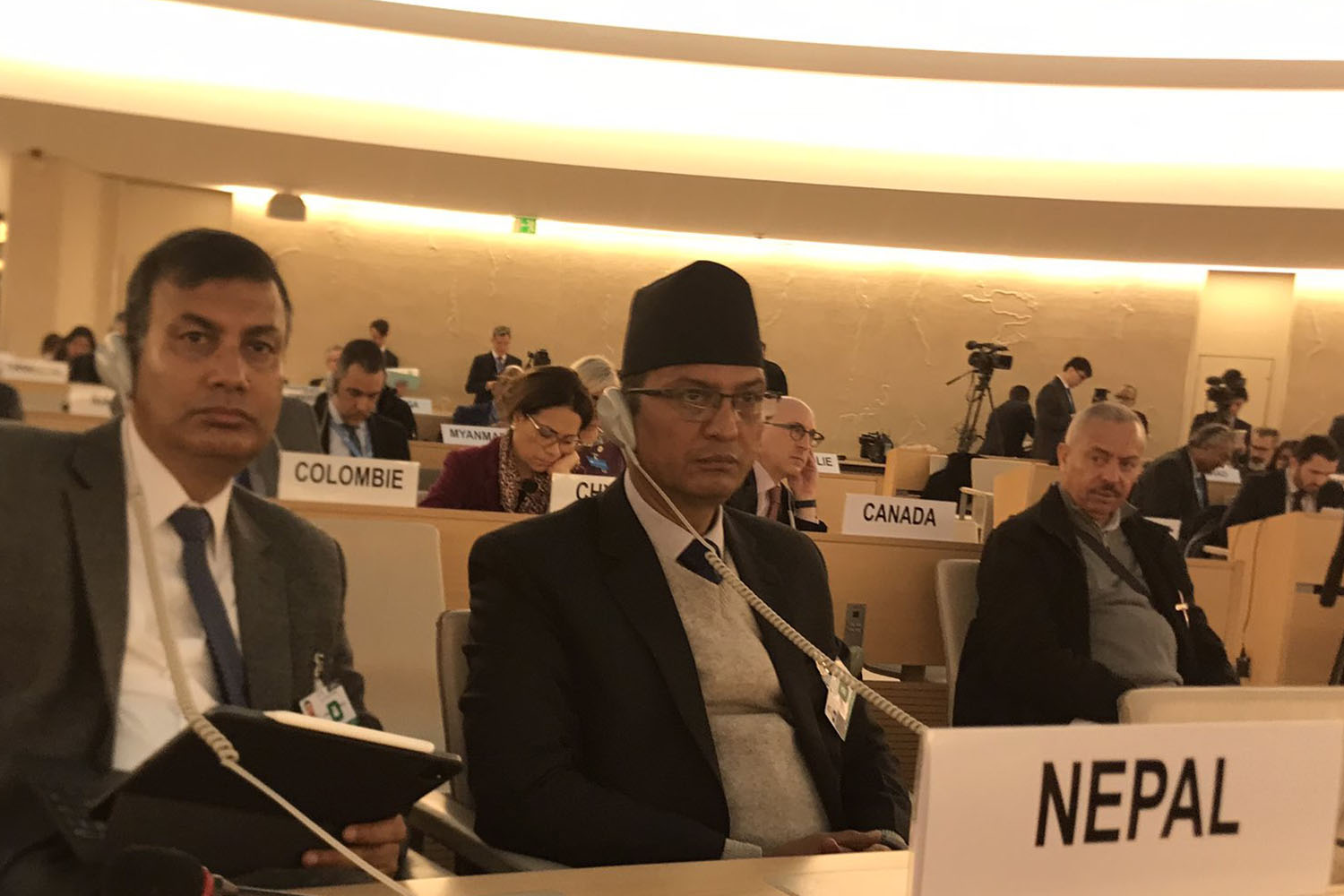 Koirala leads Nepali delegation to United Nations Human Rights Council meet