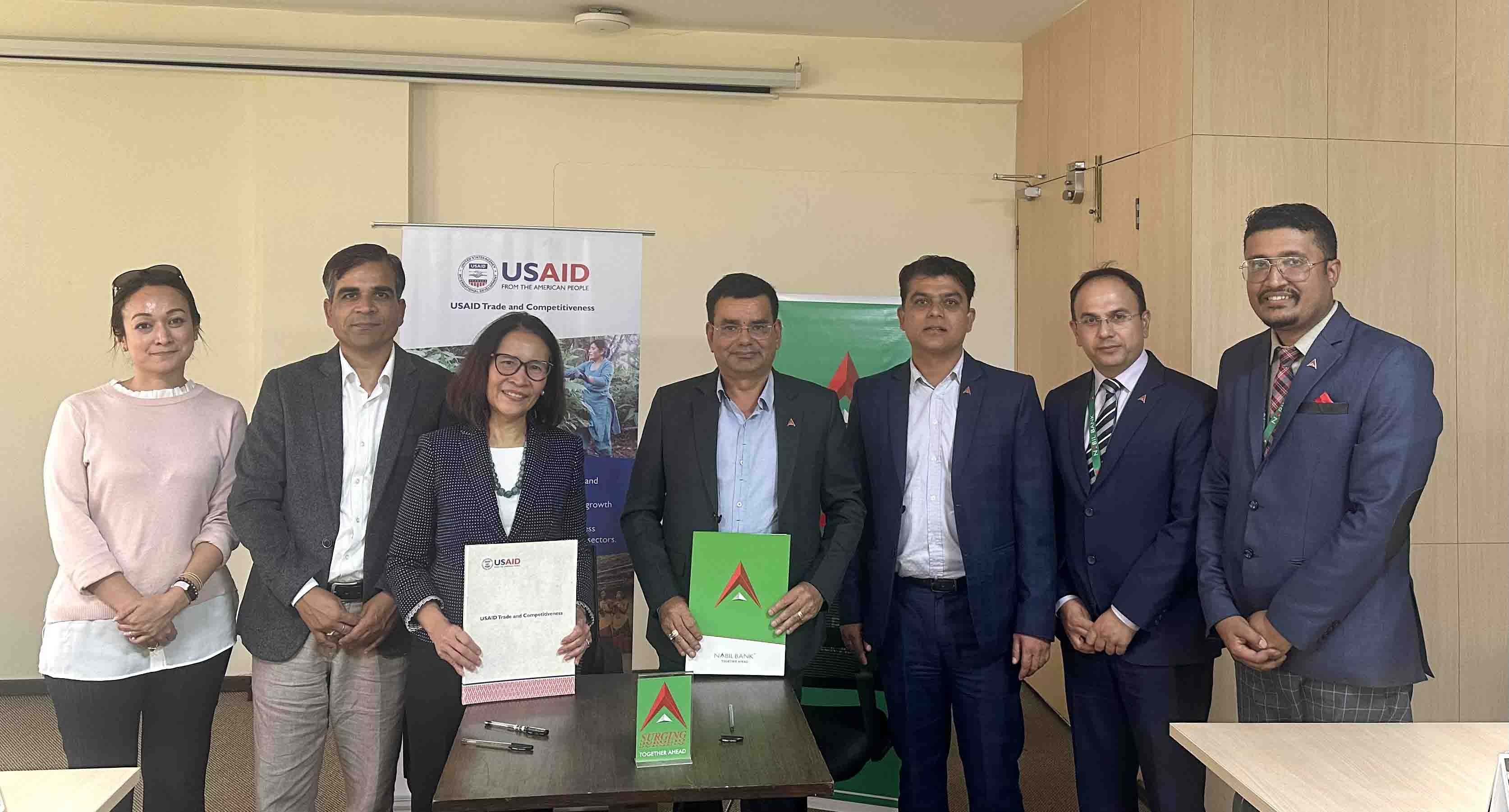 Nabil Bank signs letter of cooperation with USAID TCA