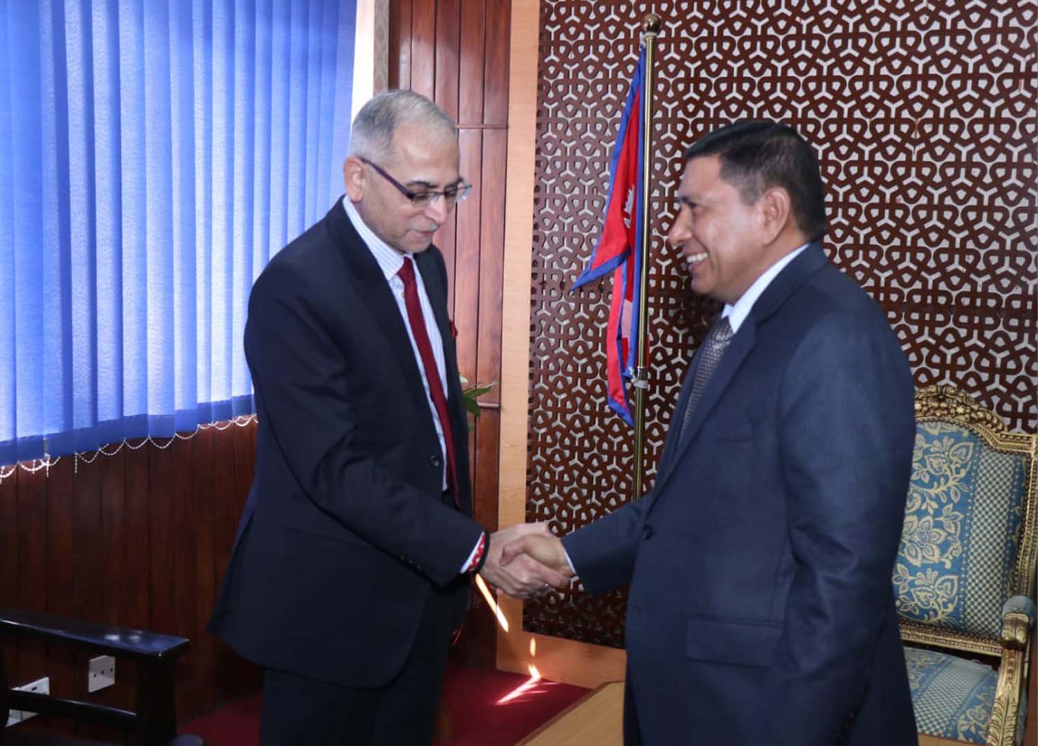 Indian Foreign Secretary Kwatra, Deputy Prime Minister Shrestha discuss ...